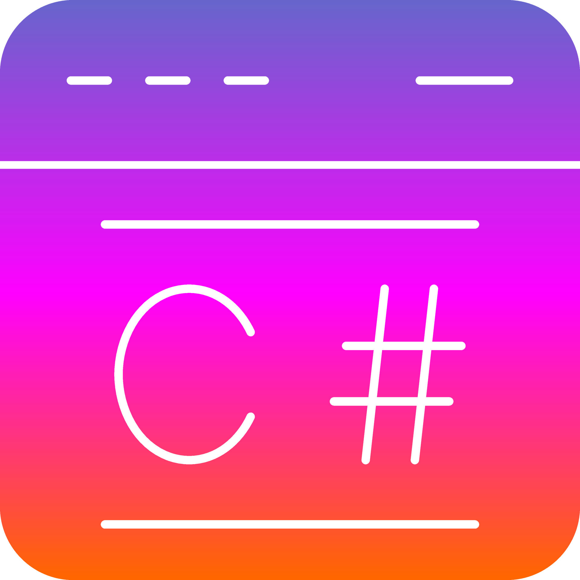 C Sharp Vector Icon Design 15813201 Vector Art at Vecteezy