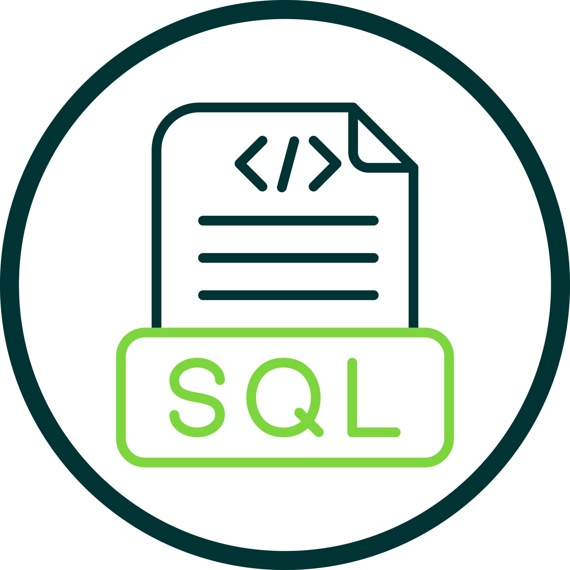Sql File Vector Icon Design 15813462 Vector Art At Vecteezy 9640