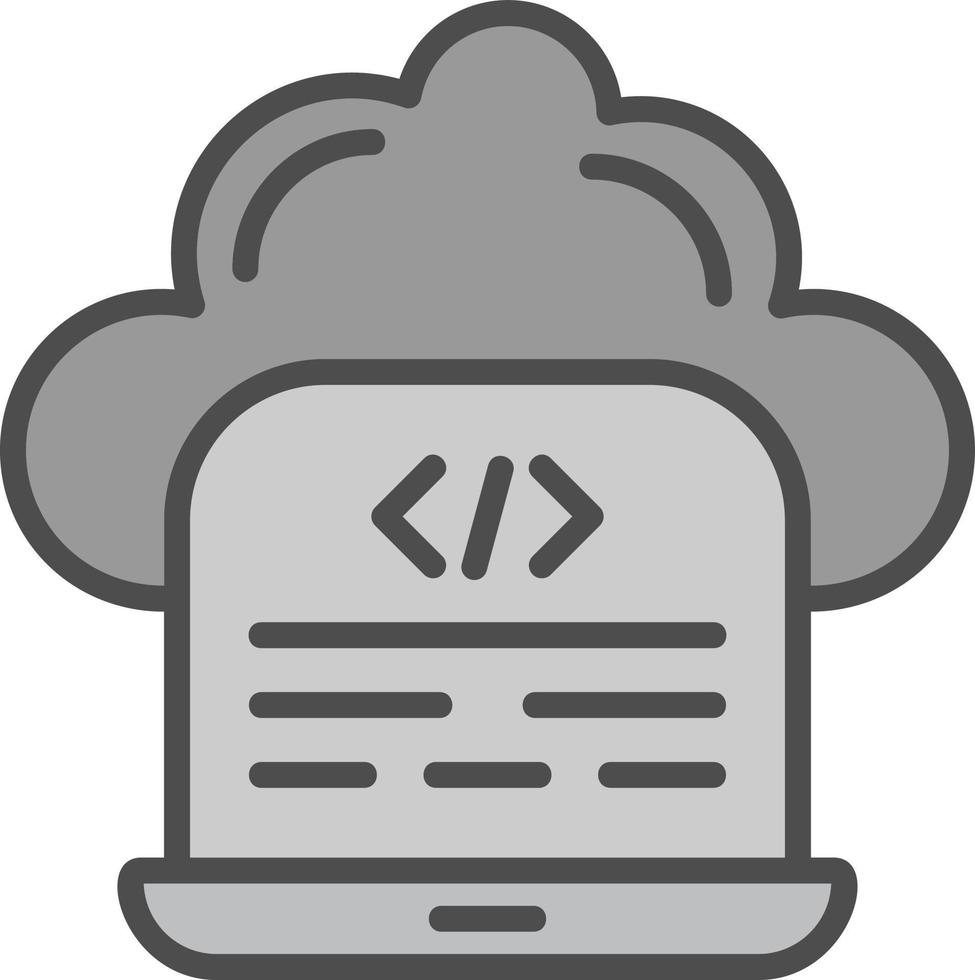 Cloud Coding Vector Icon Design 15813625 Vector Art at Vecteezy