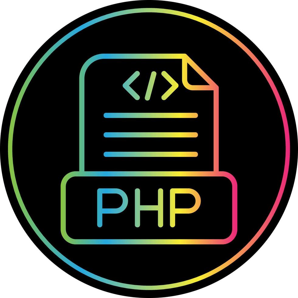 Php File Vector Icon Design 15813807 Vector Art at Vecteezy