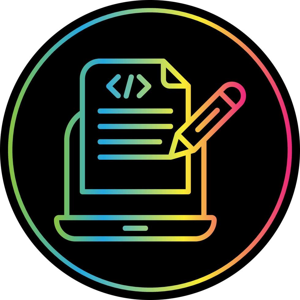 Programming Notes Vector Icon Design 15813826 Vector Art at Vecteezy