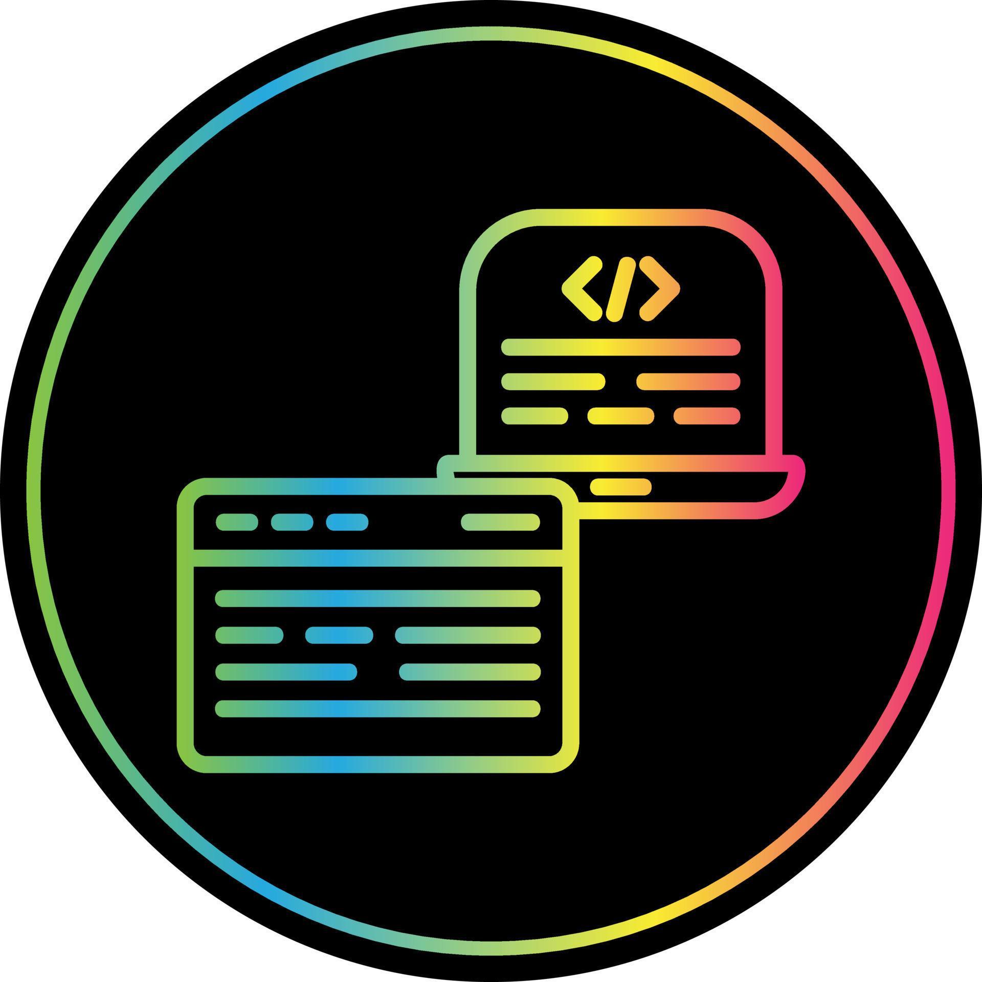 Frontend Development Vector Icon Design 15813898 Vector Art at Vecteezy