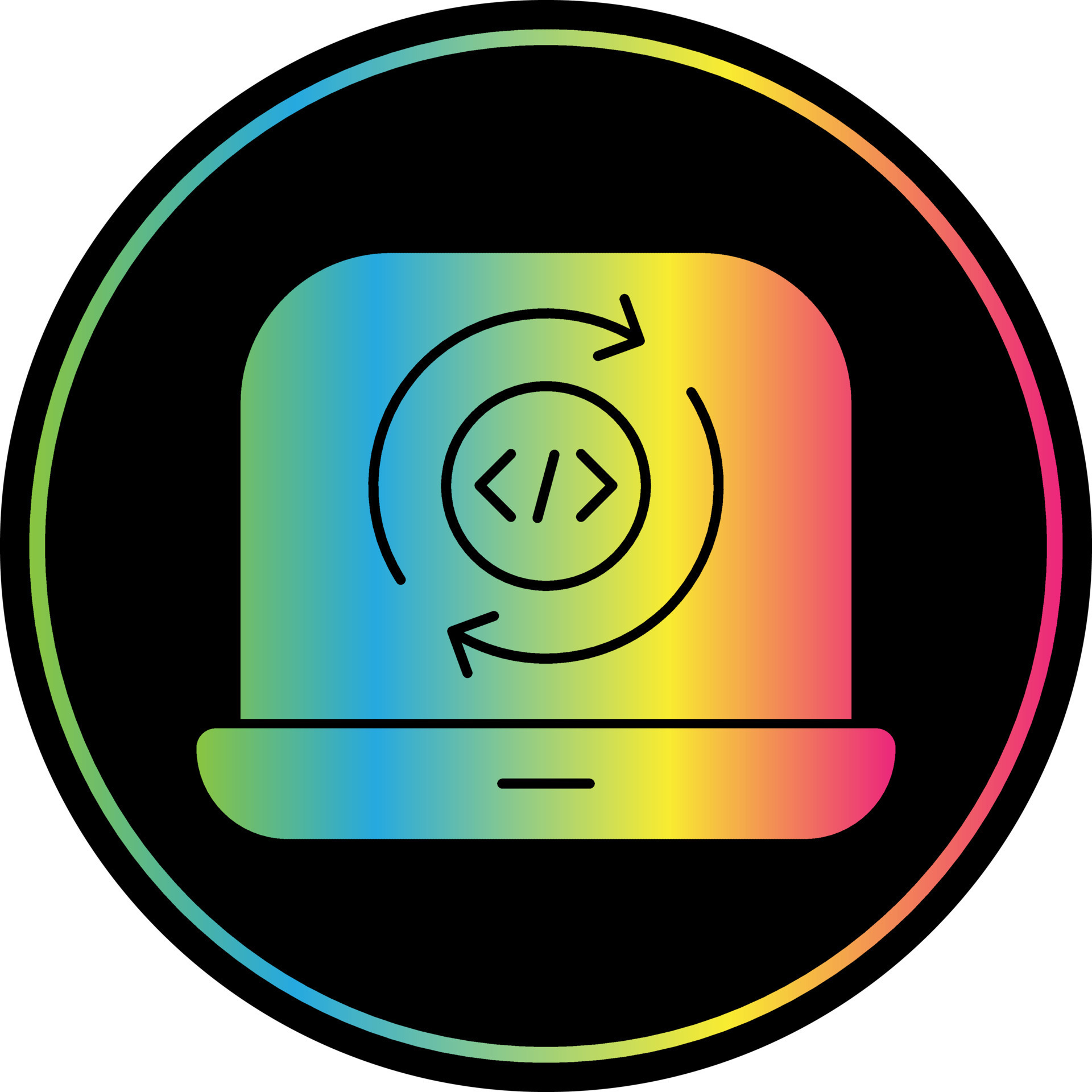 Programming Cycle Vector Icon Design 15814032 Vector Art at Vecteezy