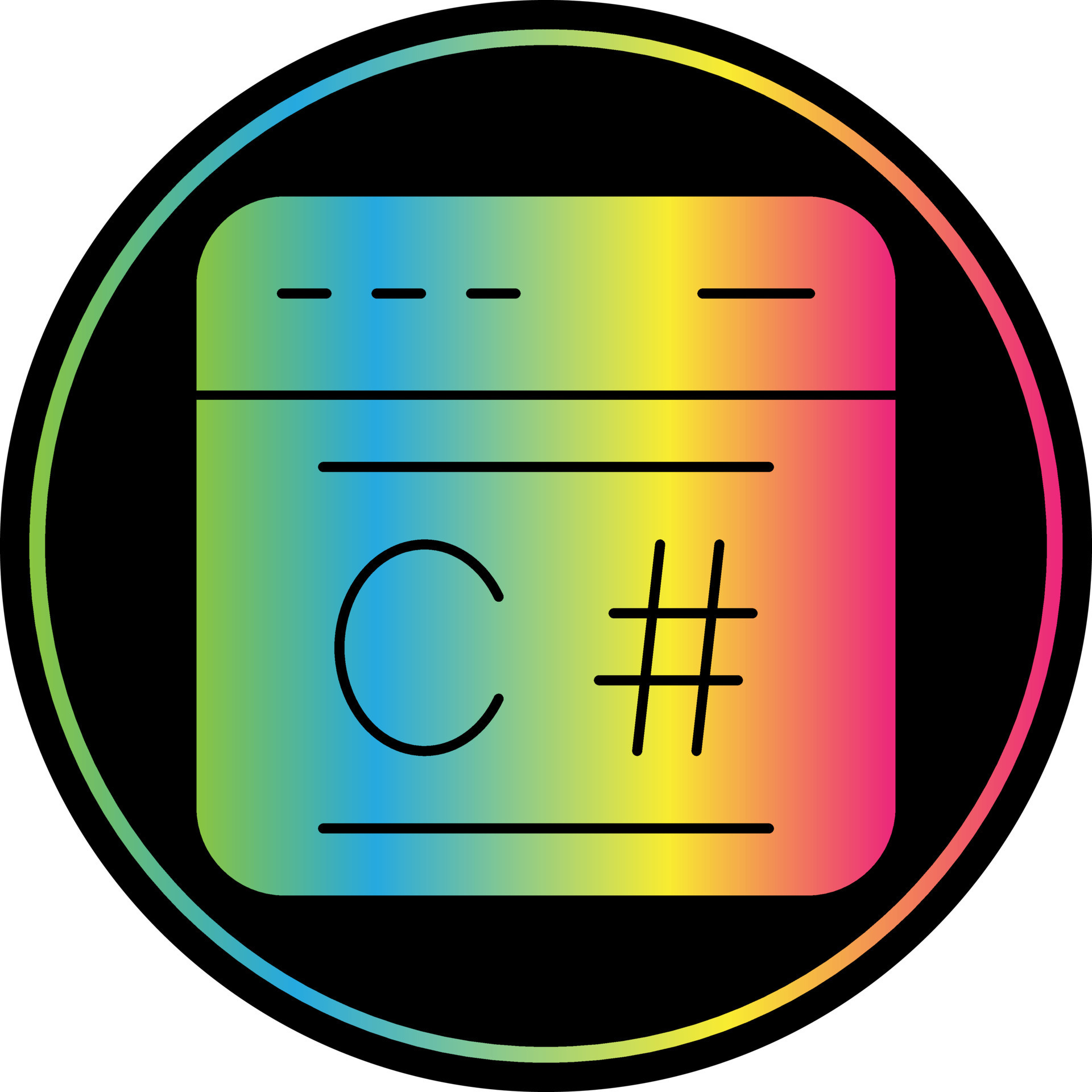 C Sharp Vector Icon Design 15814091 Vector Art at Vecteezy