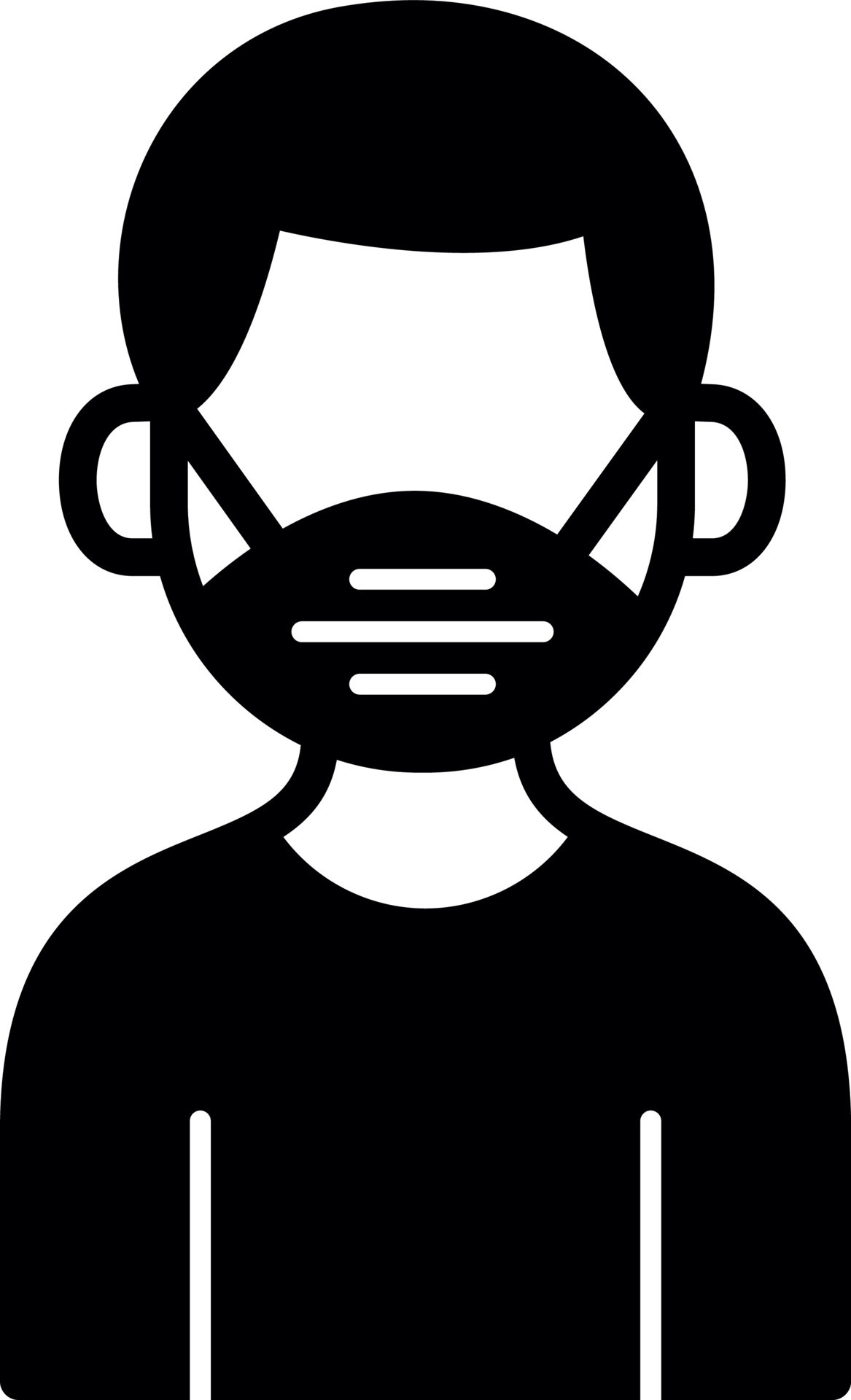 Man Wearing Mask Vector Icon Design 15815992 Vector Art At Vecteezy