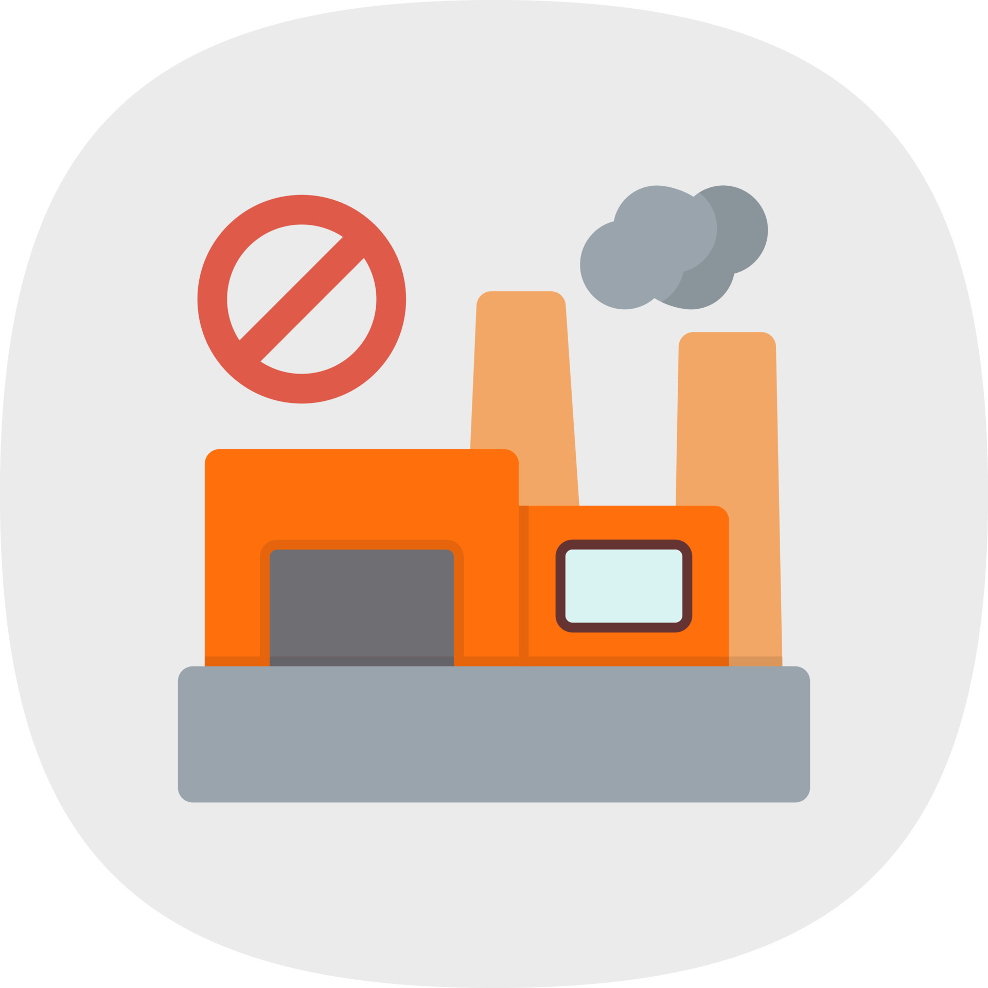 No Fossil Fuels Flat Icon 15820444 Vector Art At Vecteezy
