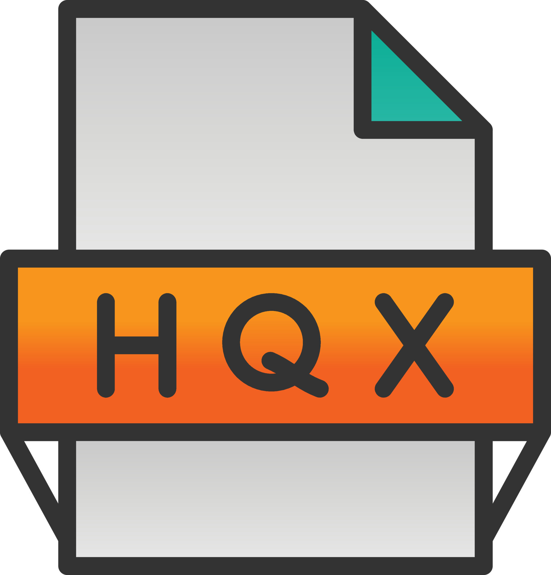 Hqx File Format Icon 15823836 Vector Art at Vecteezy