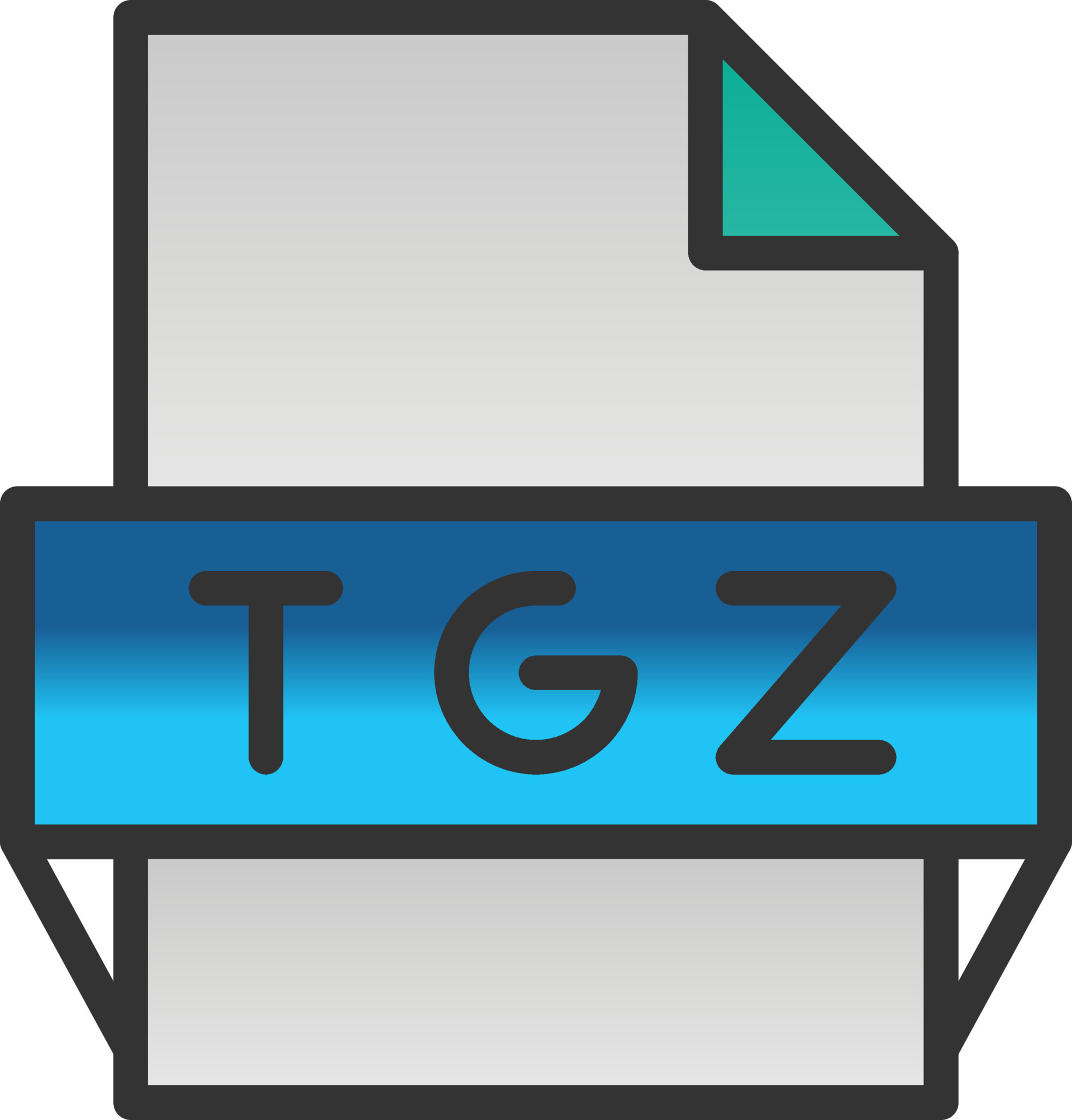 Tgz File Format Icon 15823851 Vector Art At Vecteezy
