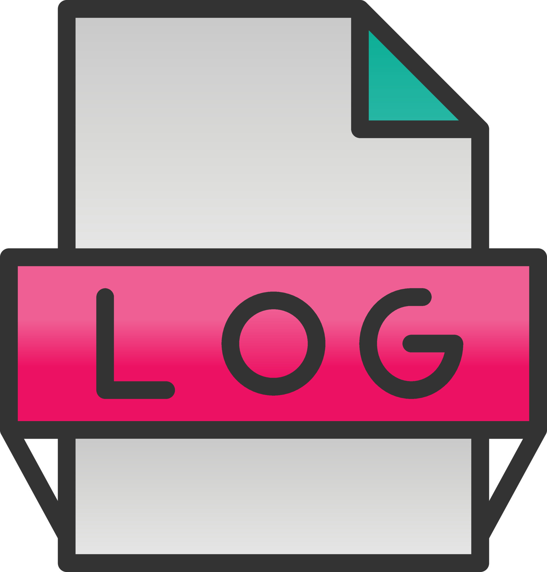 Log File Format Icon 15823889 Vector Art at Vecteezy