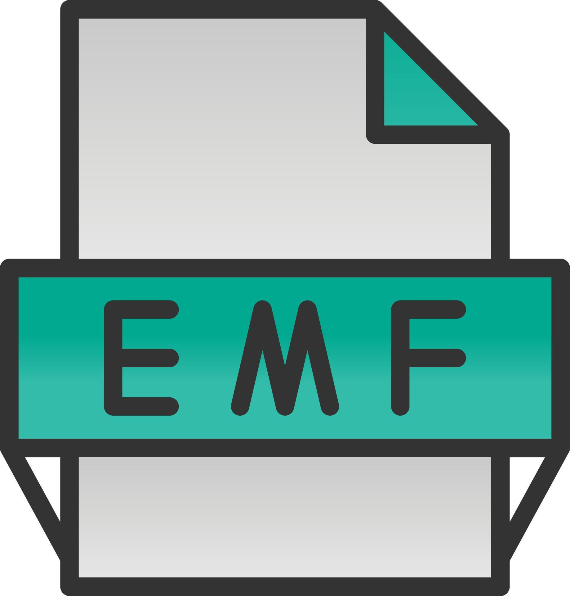 Emf File Format Icon 15823917 Vector Art at Vecteezy