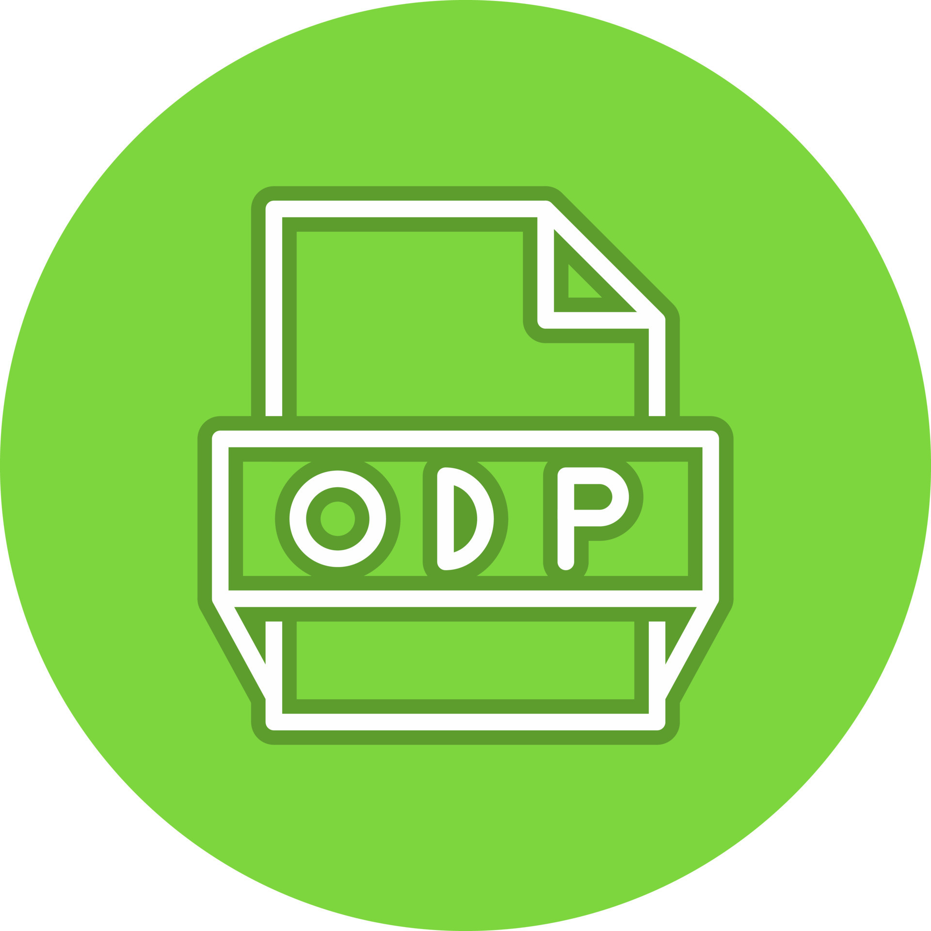 Odp File Format Icon 15823992 Vector Art at Vecteezy