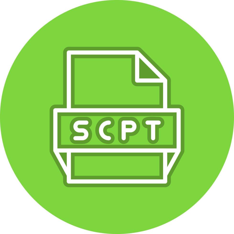 Scpt File Format Icon 15823994 Vector Art At Vecteezy