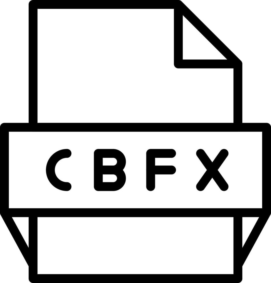 Cbfx File Format Icon 15824728 Vector Art at Vecteezy