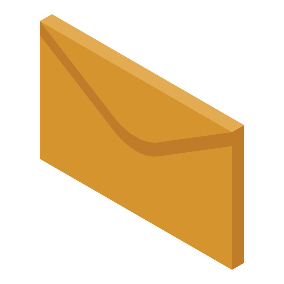 Envelope icon, isometric style 15825988 Vector Art at Vecteezy