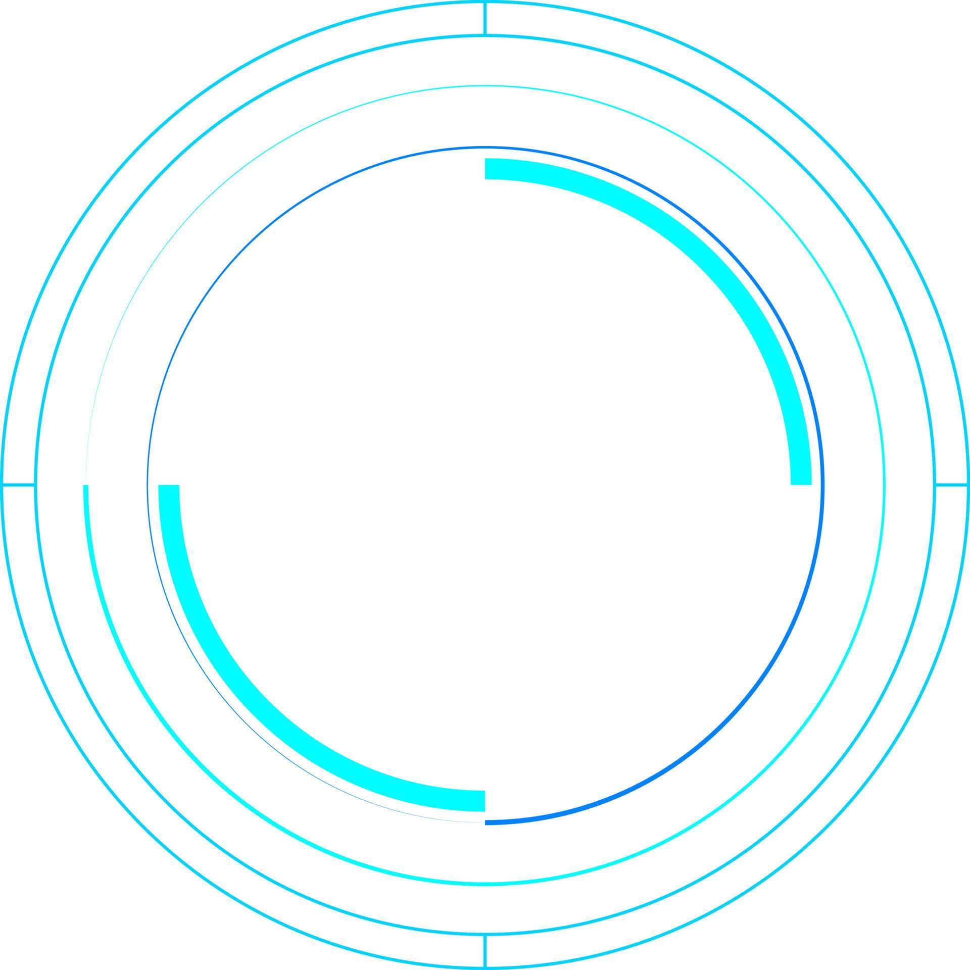Tech Circle Decorative Vector Design Element 15826498 Vector Art at ...