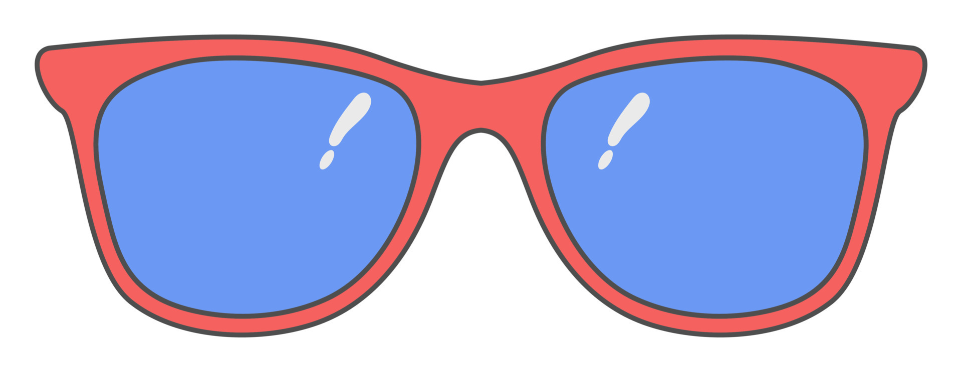 Retro Glasses Sticker Vector Illustration 15826537 Vector Art At Vecteezy