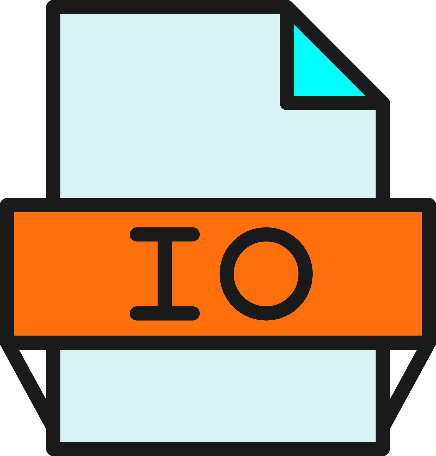 Io File Format Icon 15827960 Vector Art at Vecteezy
