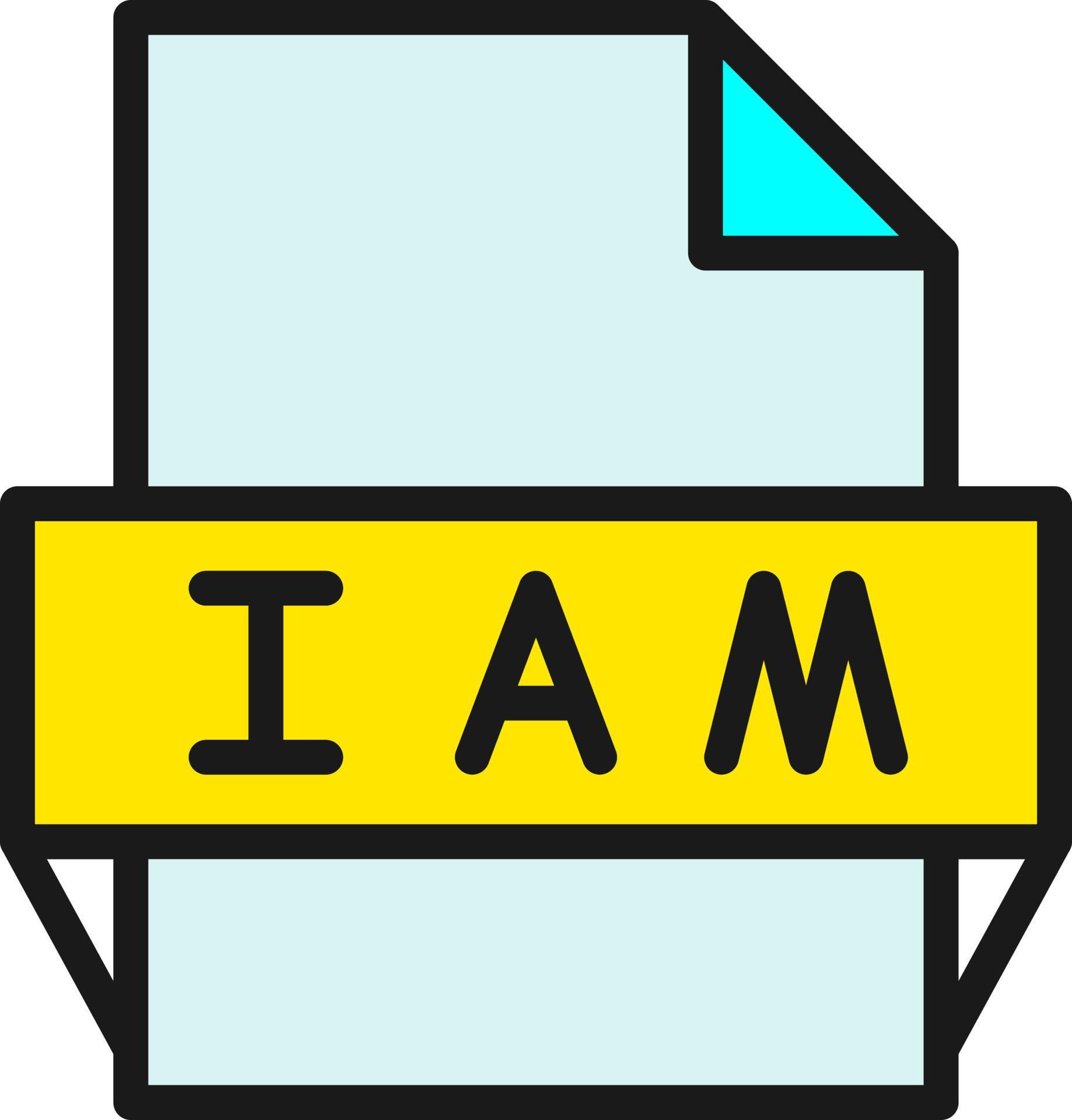 Iam File Format Icon 15828020 Vector Art At Vecteezy