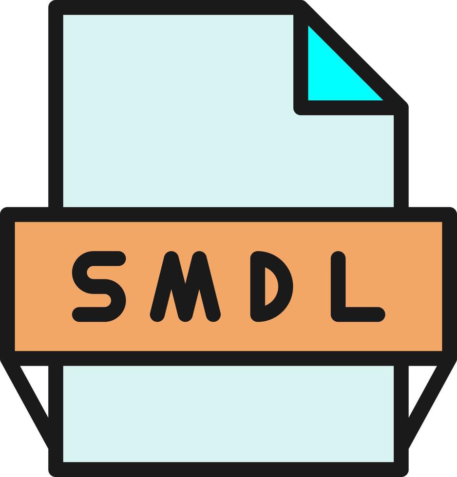 Smdl File Format Icon 15828174 Vector Art at Vecteezy
