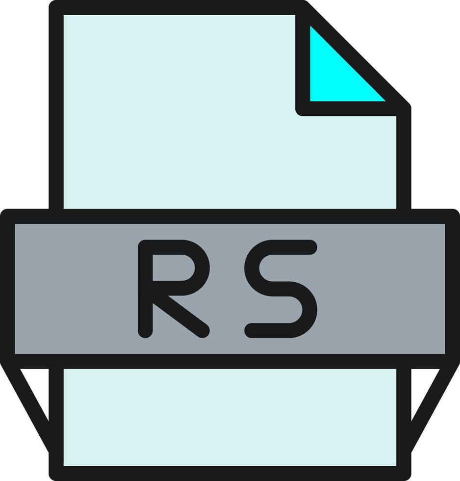 Rs File Format Icon 15828724 Vector Art at Vecteezy