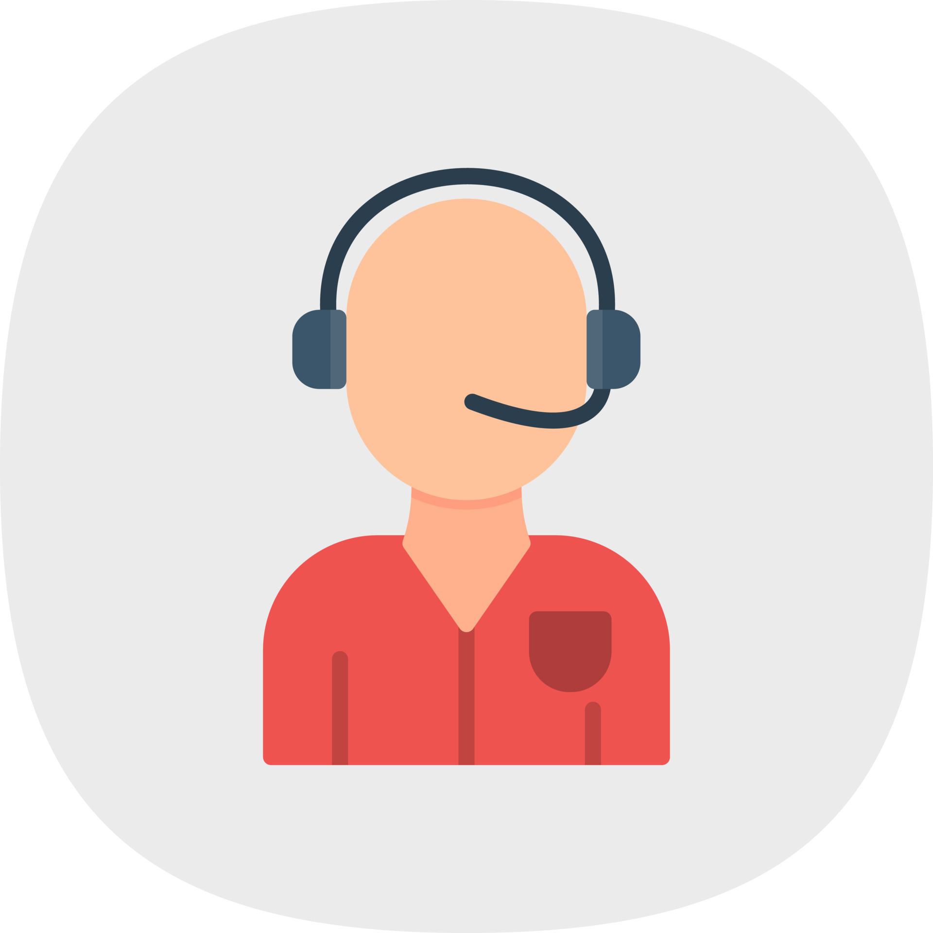 diseño de icono de vector de agente de servicio al cliente 15829642 Vector en Vecteezy