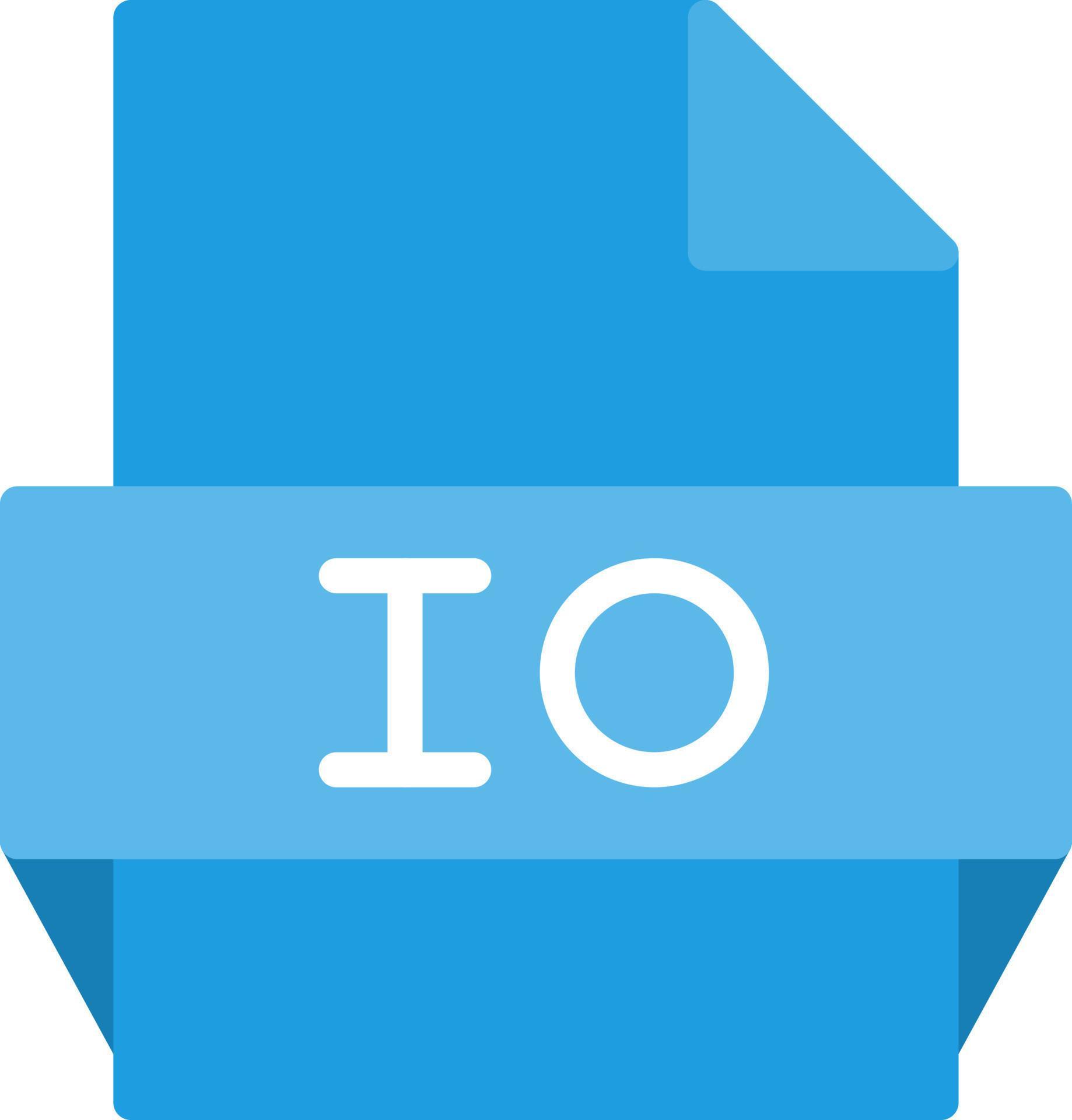Io File Format Icon 15830010 Vector Art at Vecteezy