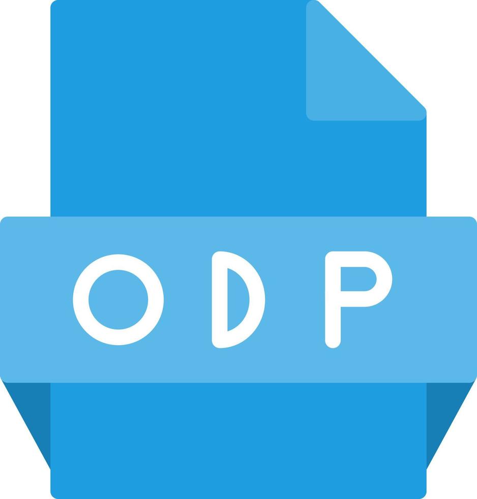 icono de formato de archivo odp 15830527 Vector en Vecteezy