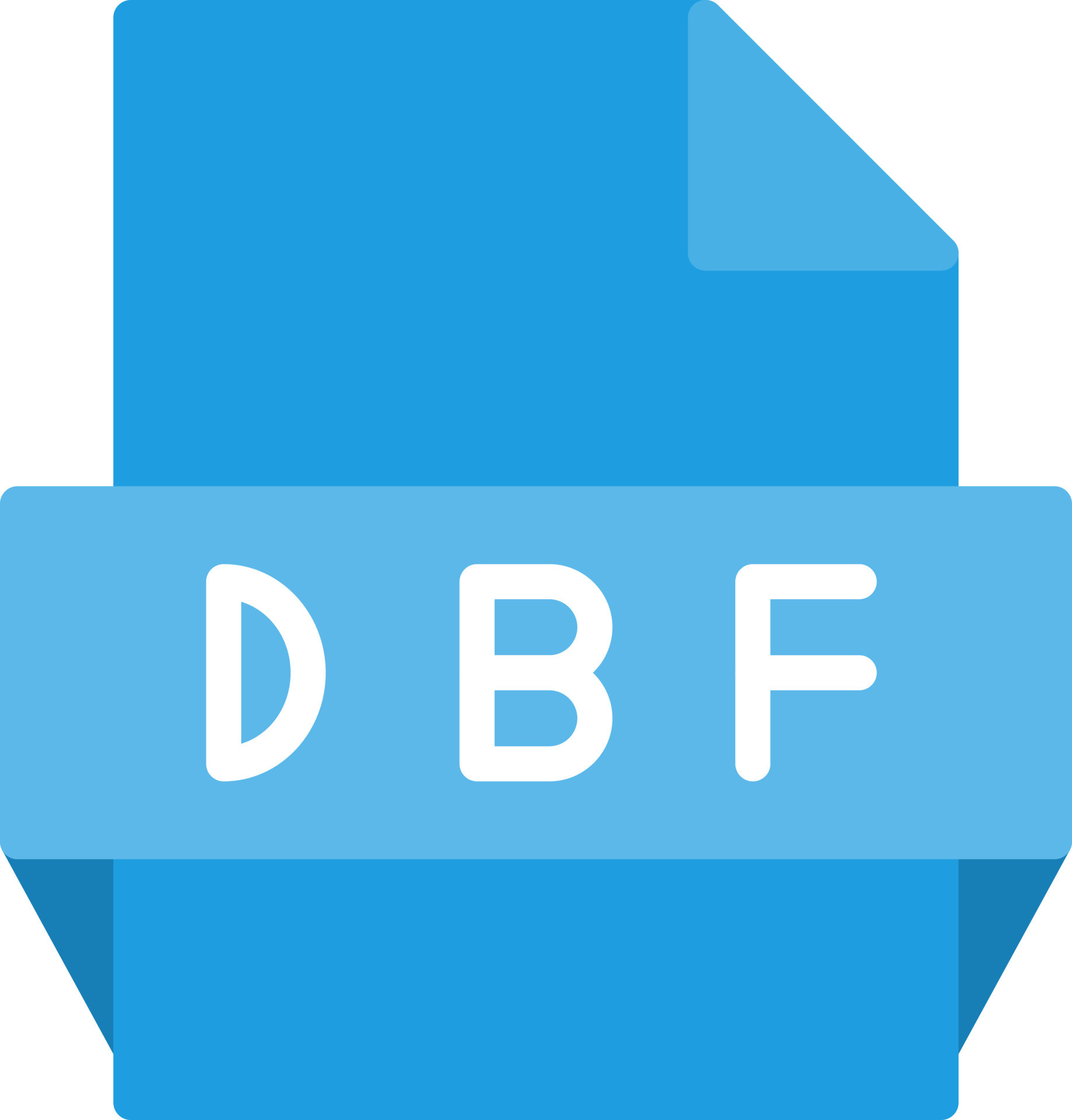 Dbf File Format Icon 15830528 Vector Art at Vecteezy