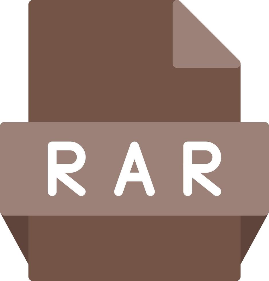 Rar File Format Icon 15830531 Vector Art At Vecteezy