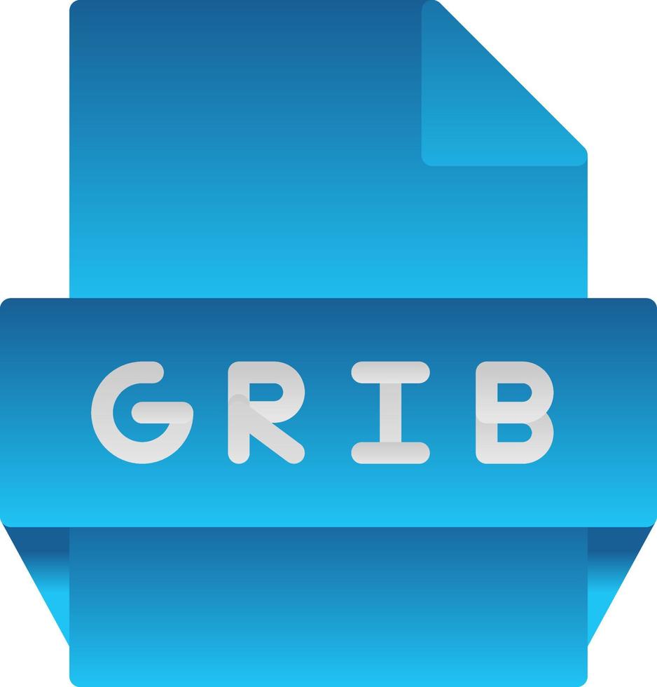 Grib File Format Icon 15830906 Vector Art At Vecteezy