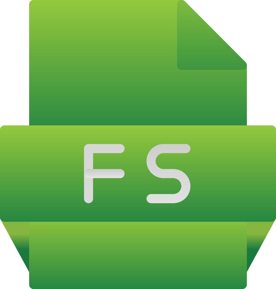 Fs File Format Icon 15830966 Vector Art at Vecteezy