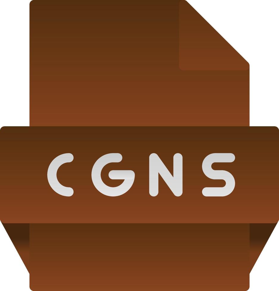 Cgns File Format Icon 15830980 Vector Art at Vecteezy