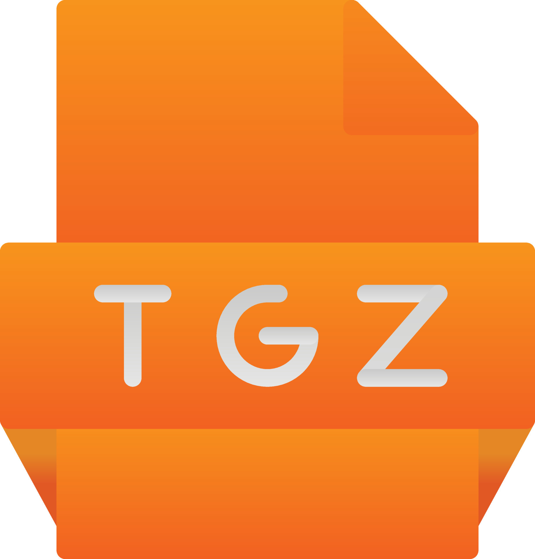 Tgz File Format Icon 15830993 Vector Art At Vecteezy