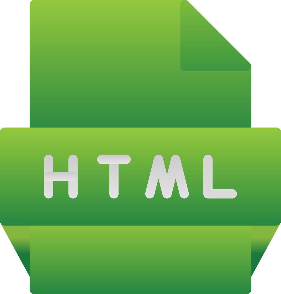 Html File Format Icon 15831038 Vector Art at Vecteezy