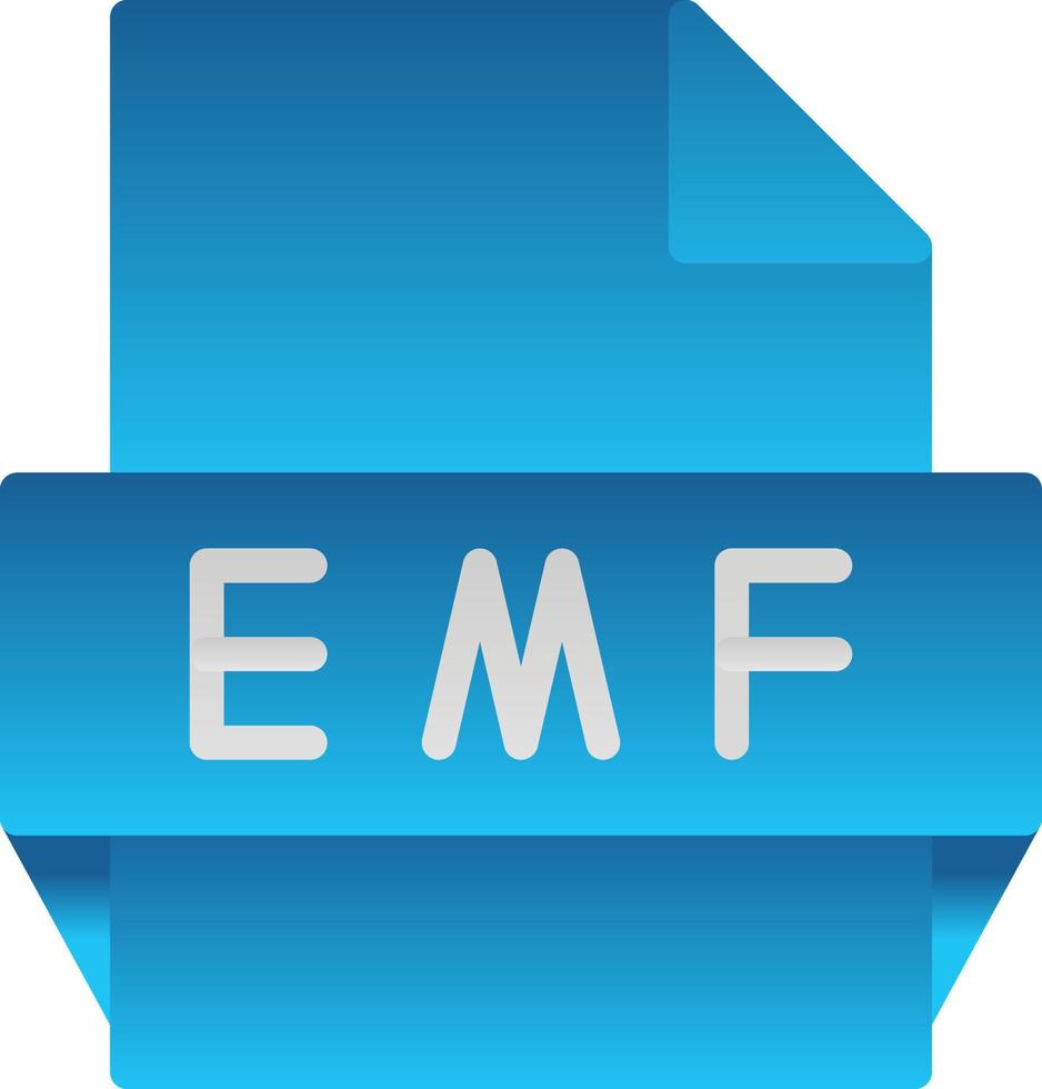 Emf File Format Icon 15831085 Vector Art At Vecteezy