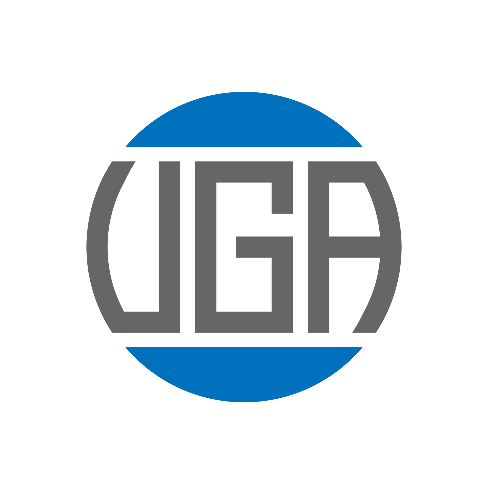 UGA letter logo design on white background. UGA creative initials circle logo concept. UGA ...