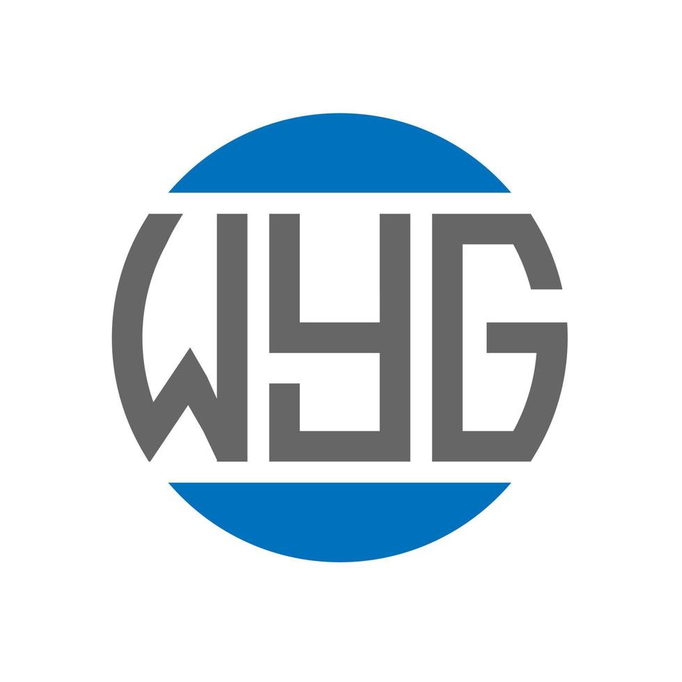 WYG letter logo design on white background. WYG creative initials circle logo concept. WYG ...