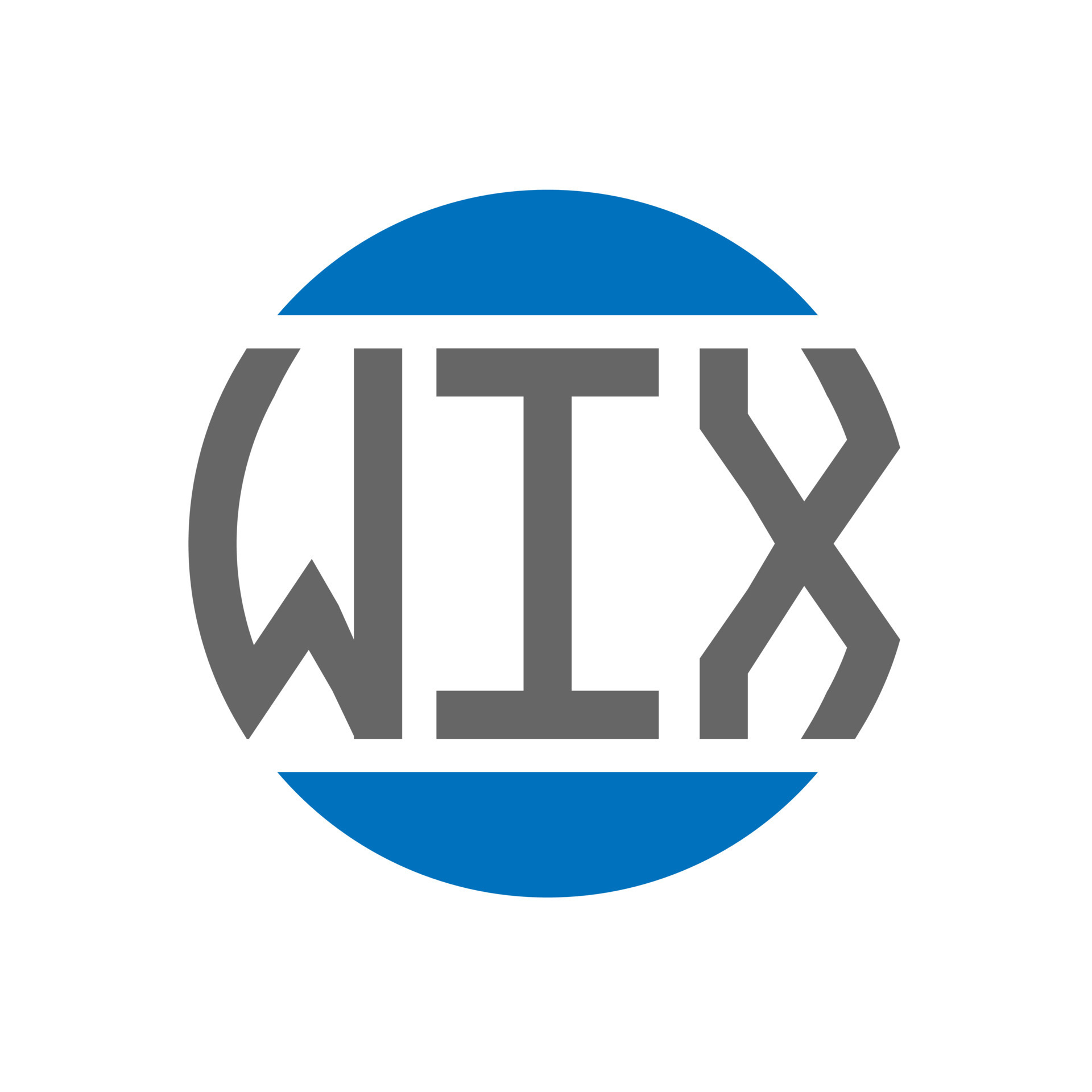 Wix Letter Logo Design On White Background Wix Creative Initials Circle Logo Concept Wix