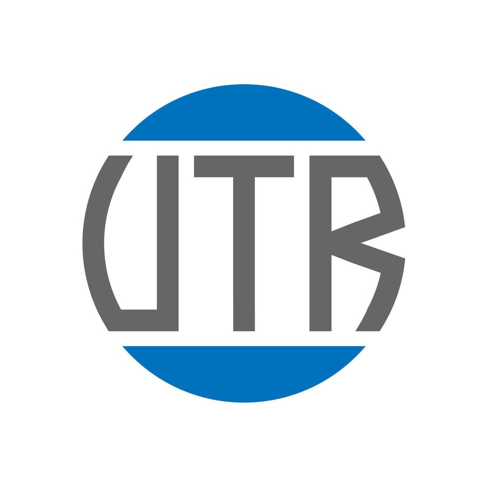 diseño de logotipo de letra vtr sobre fondo blanco. concepto de ...