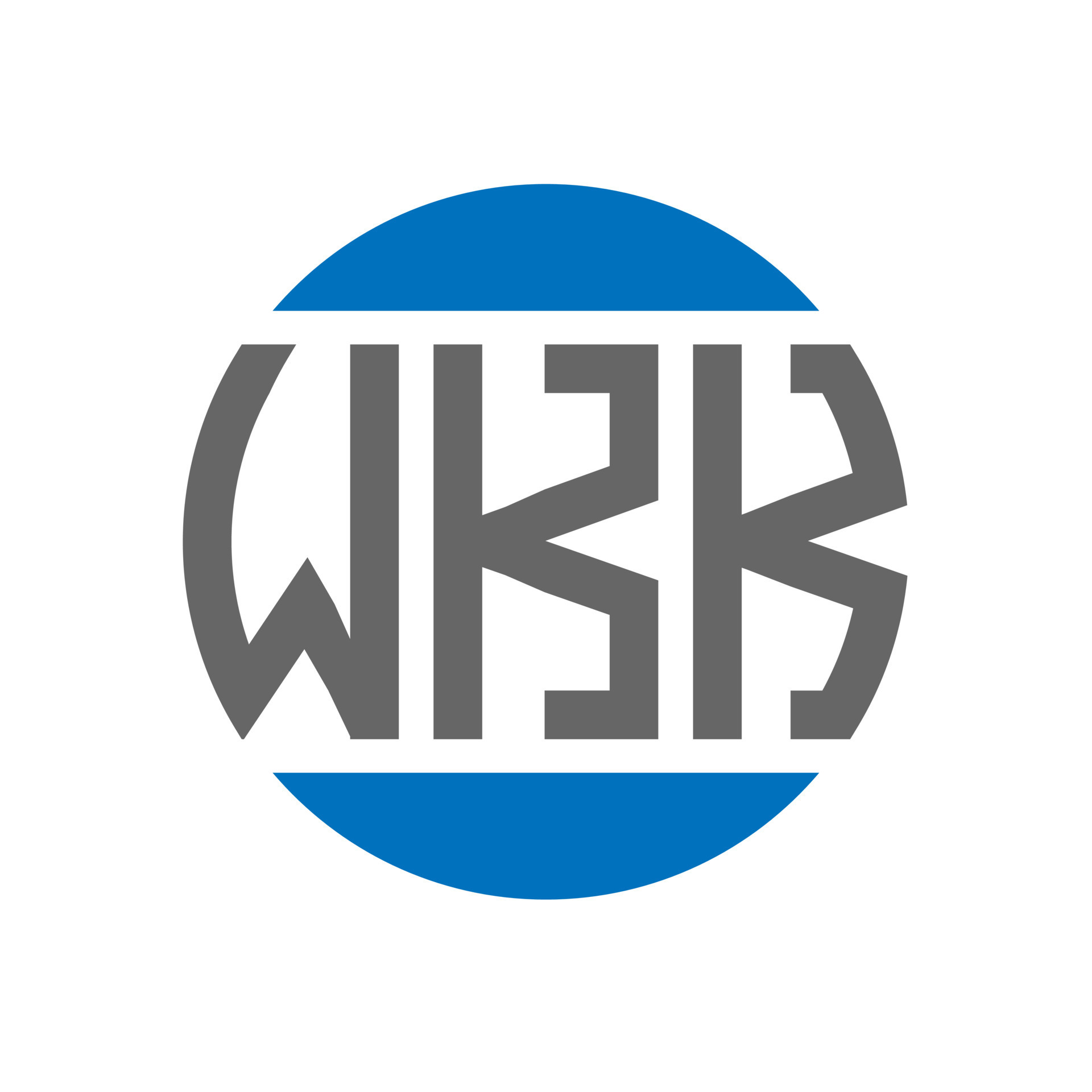 diseño de logotipo de letra wkk sobre fondo blanco. concepto de logotipo de círculo de iniciales ...