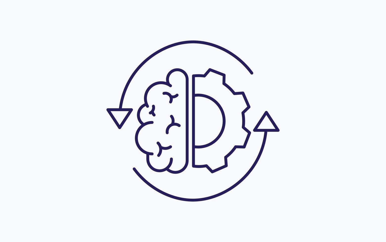 AI brain illustration icon 15834860 Vector Art at Vecteezy