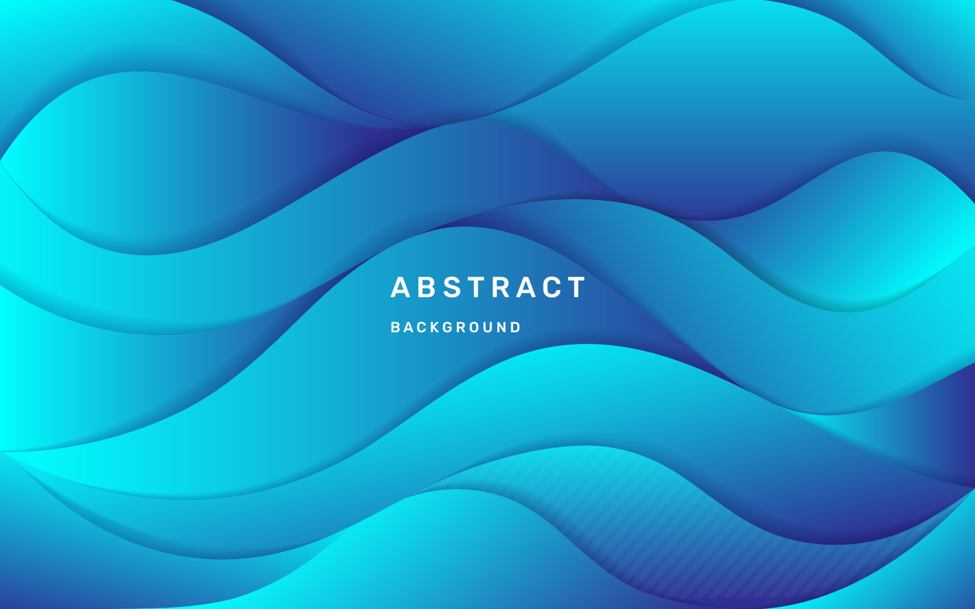 Blue Gradient Background Dynamic Wavy Light And Shadow Liquid Dynamic Shapes Abstract