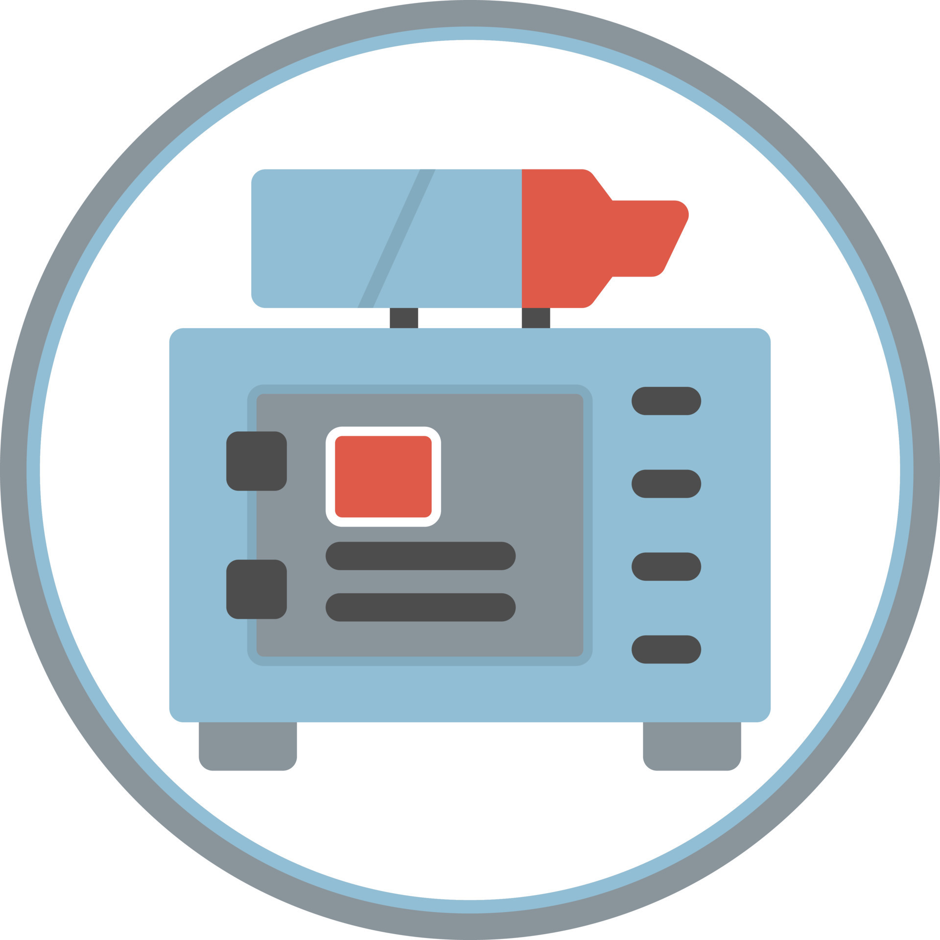 Eco Generator Flat Icon 15839178 Vector Art at Vecteezy