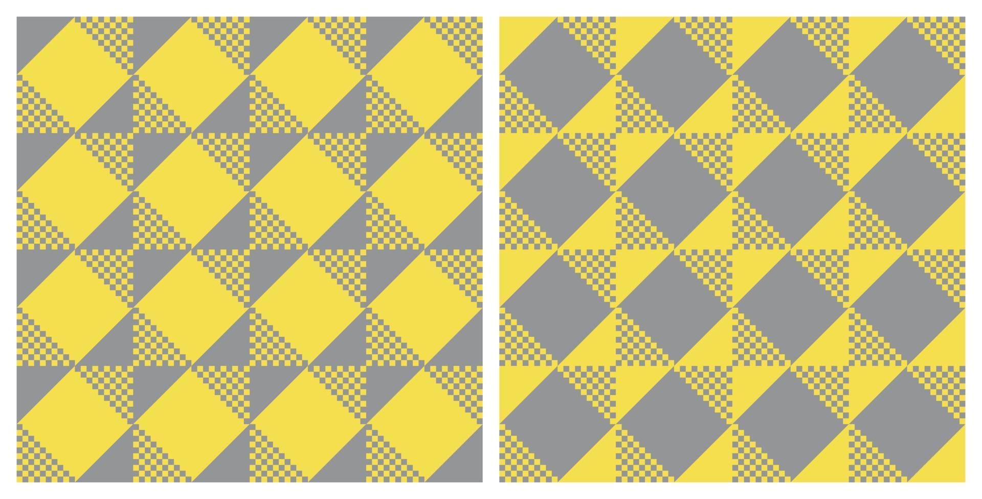 Checkered Pattern Diagonal Pixel Point Seamless Background 15842130 ...
