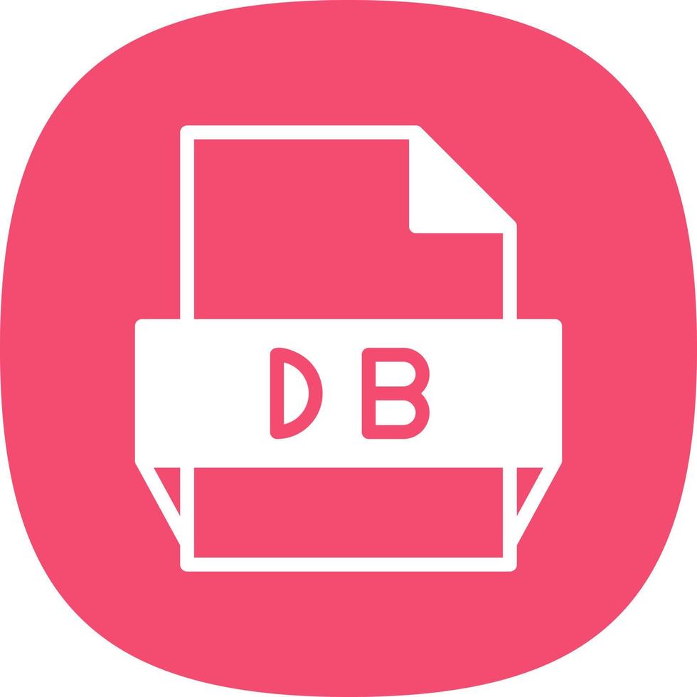 Db File Format Icon 15843555 Vector Art At Vecteezy