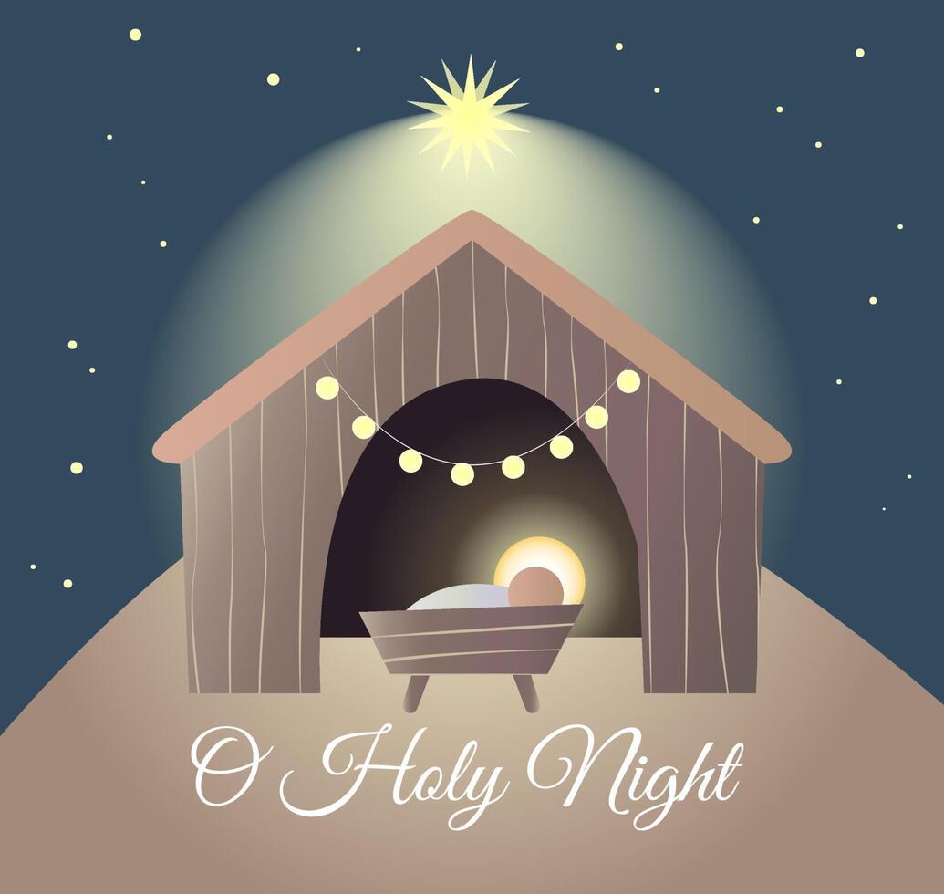 Merry Christmas Nativity Clip Art