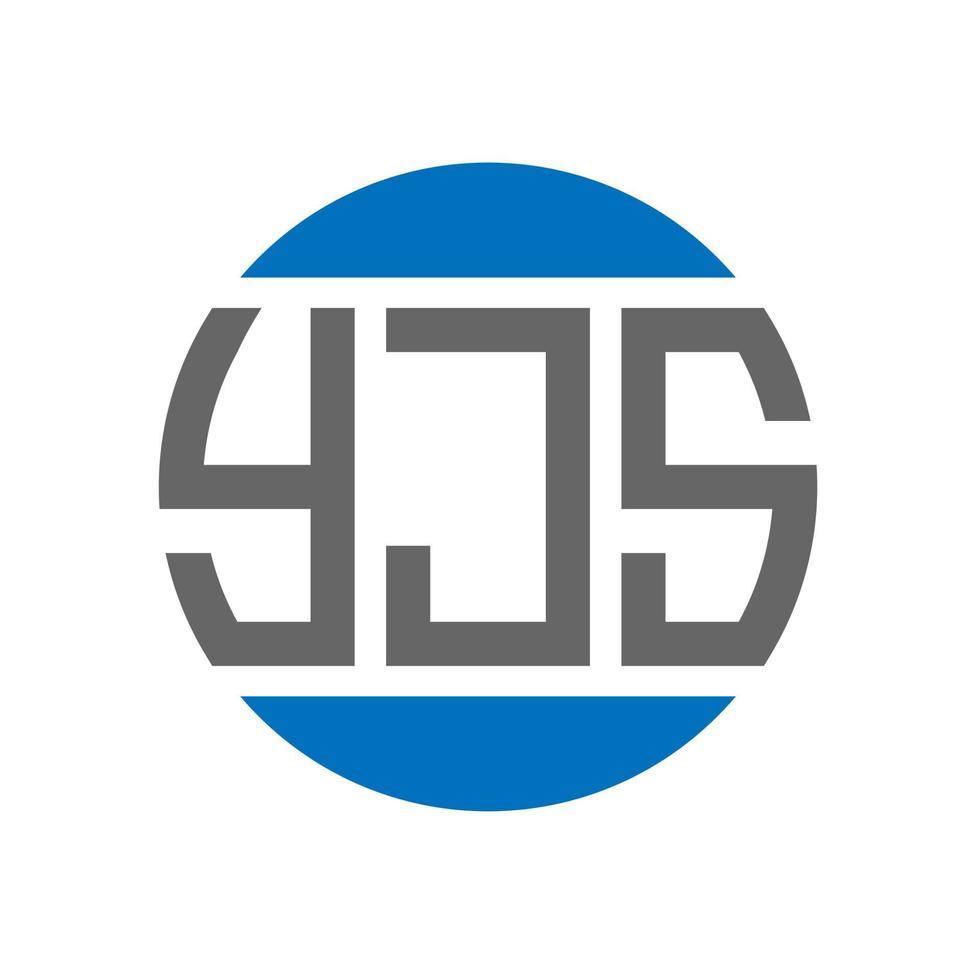 YJS letter logo design on white background. YJS creative initials circle logo concept. YJS ...