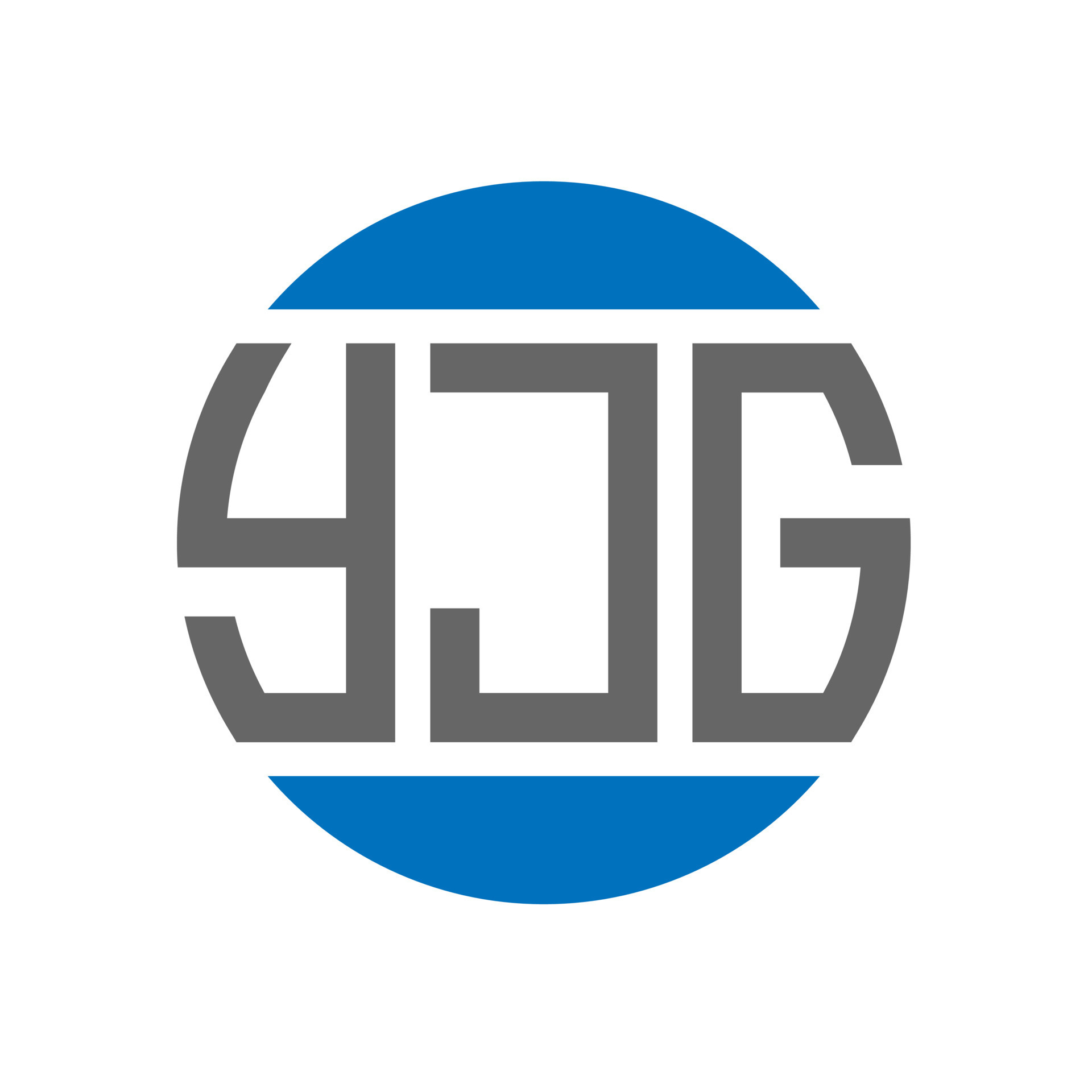 diseño de logotipo de letra yjg sobre fondo blanco. yjg iniciales creativas círculo logo ...