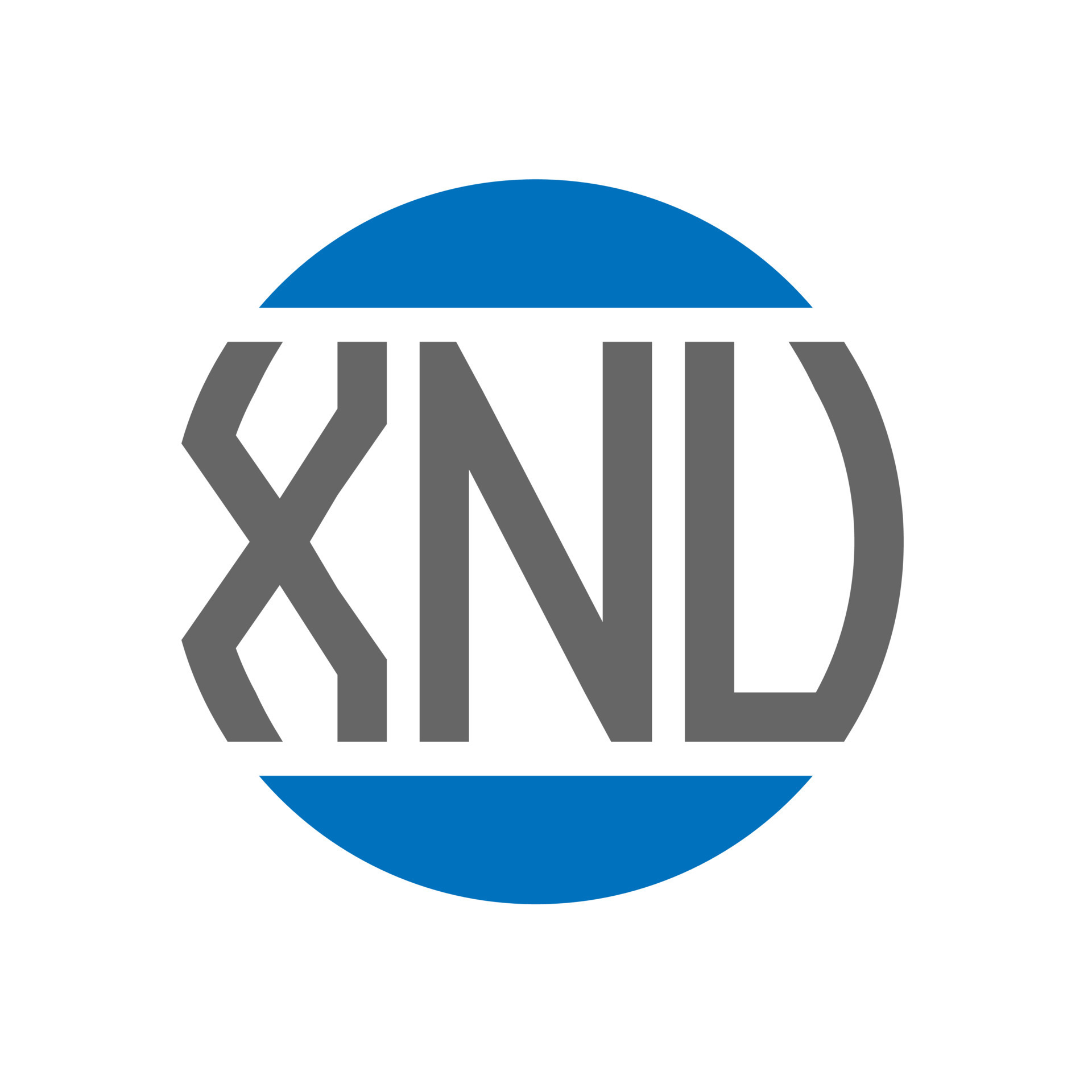 XNU letter logo design on white background. XNU creative initials circle logo concept. XNU ...