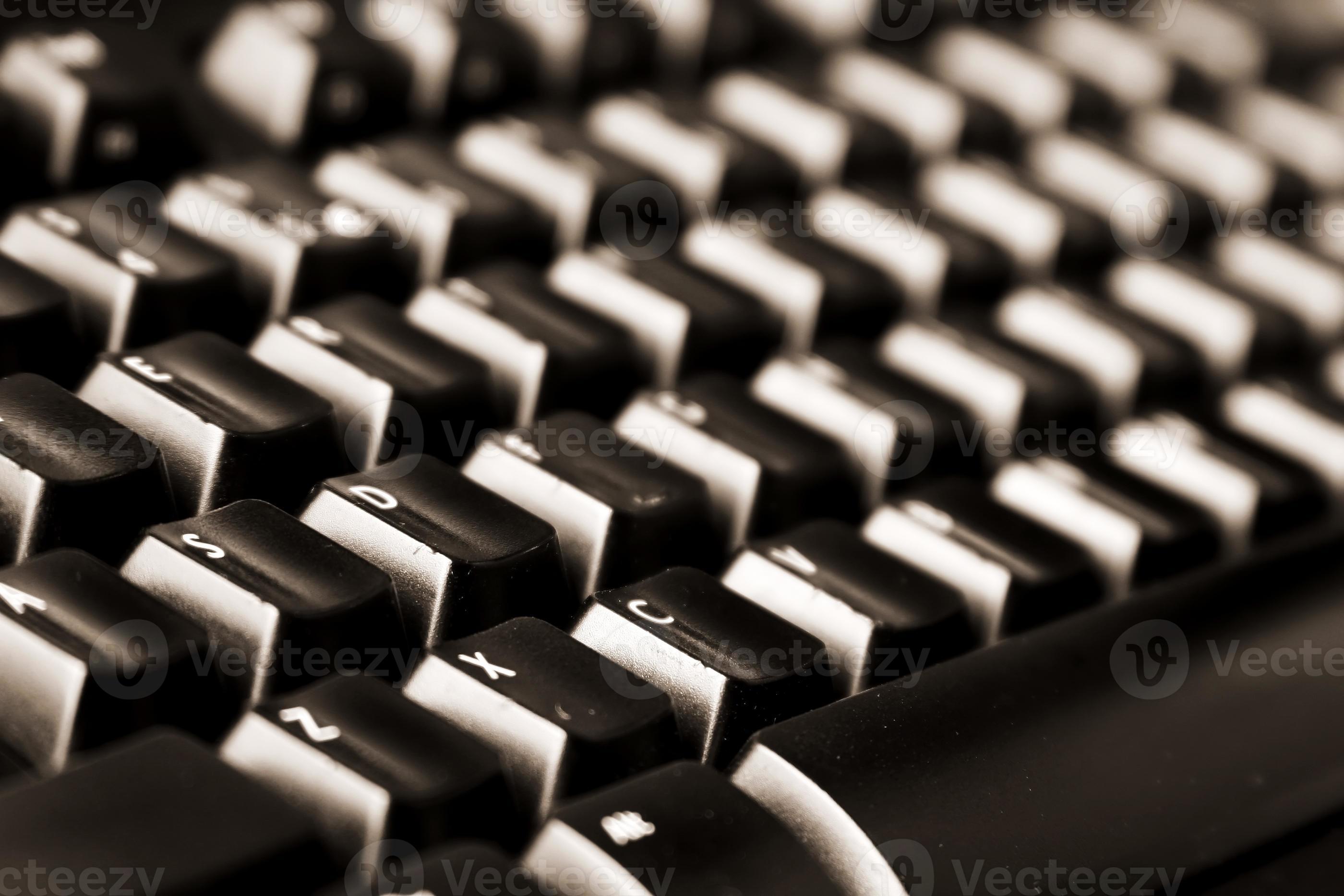 black keyboard close-up 15852195 Stock Photo at Vecteezy